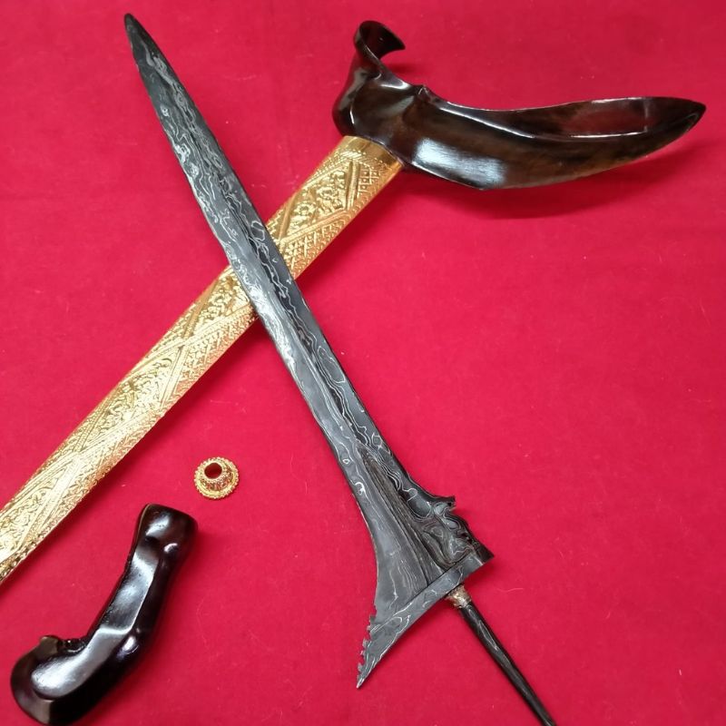 Jual Keris Singo Barong Garap Alusan Pamor Pendaringan Kebak | Shopee ...