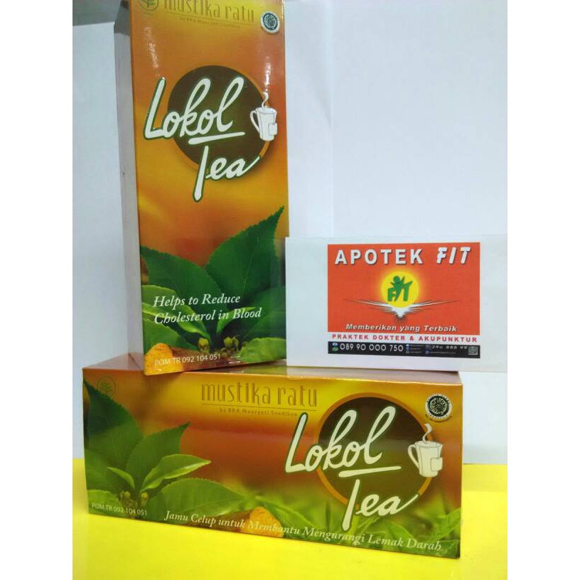 Jual Lokol Tea Mustika Ratu isi 30's (Teh untuk menurunkan kolesterol ...