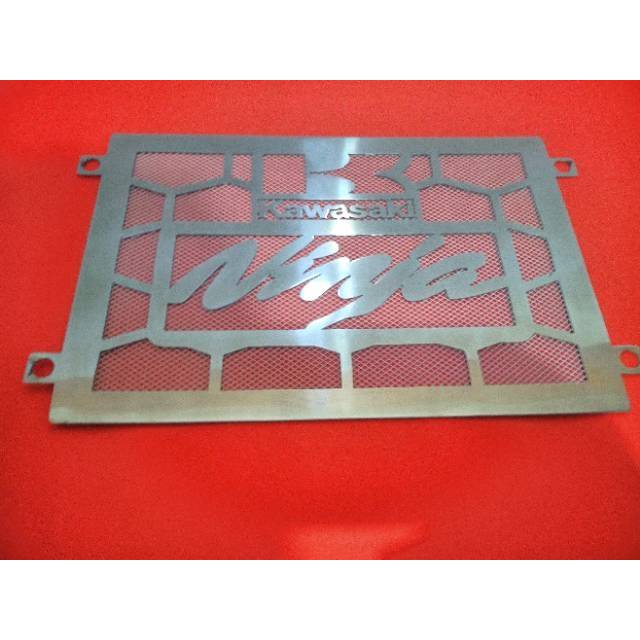 Jual Cover Radiator Ninja 150r Dan Ninja 150ss Stainless | Shopee Indonesia