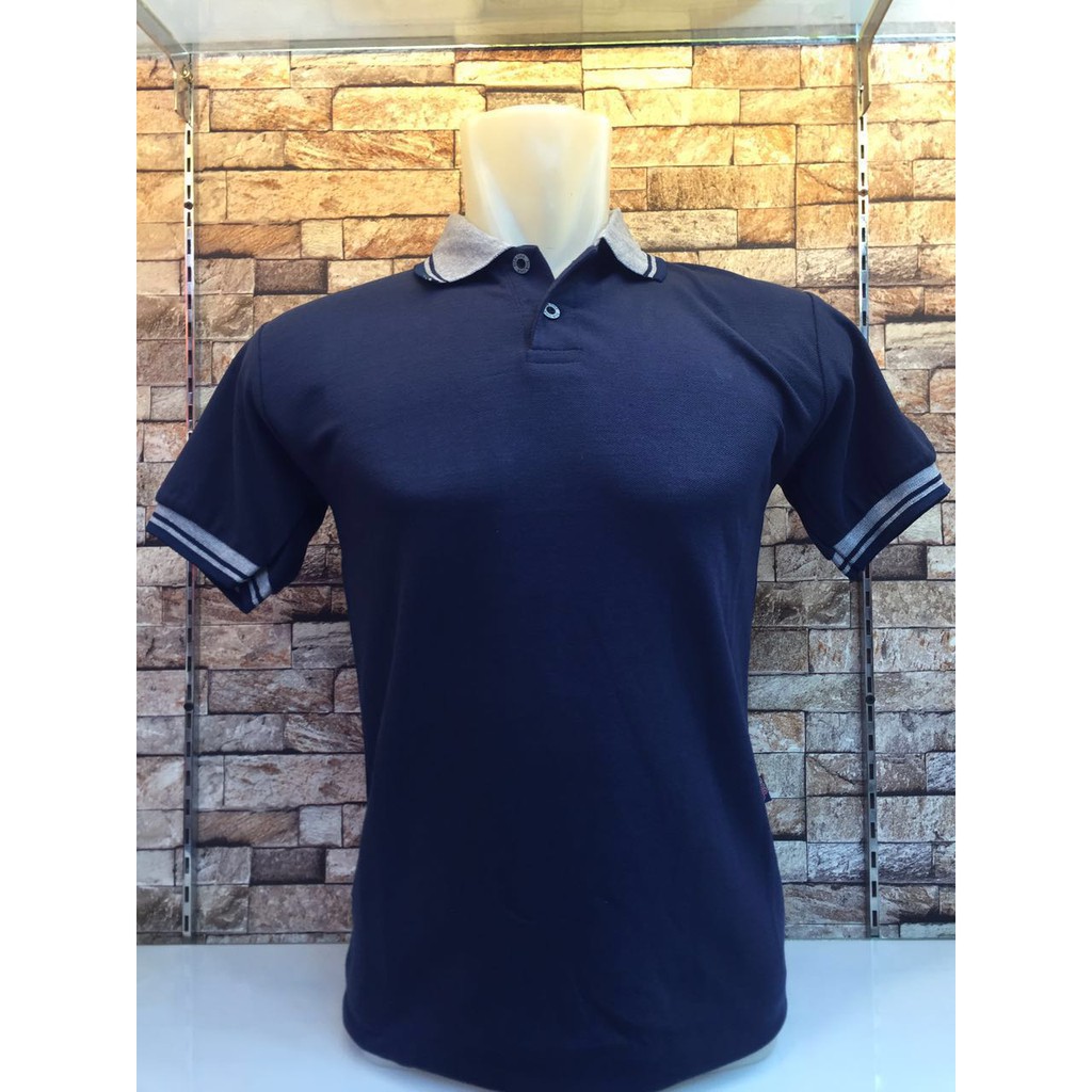Jual Kerah Kerah S KOMBINASI NAVY / KAOS KERAH Kerah S MURAH / Kerah SHIRT PRIA / KAOS BERKERAH ...