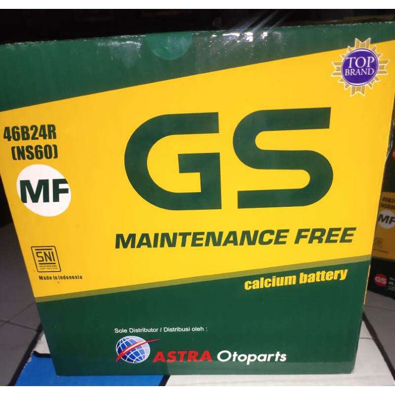 Jual AKI MOBIL MF GS ASTRA NS60 AKI MOBIL TOYOTA AVANZA, RUST, DAIHATSU XENIA | Shopee Indonesia