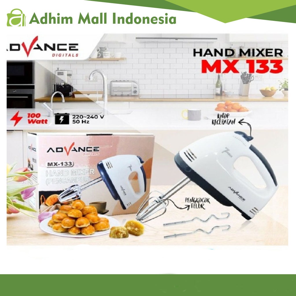 Jual Mixer Hand Advance MX-133 Advance(7 Speed) | Shopee Indonesia