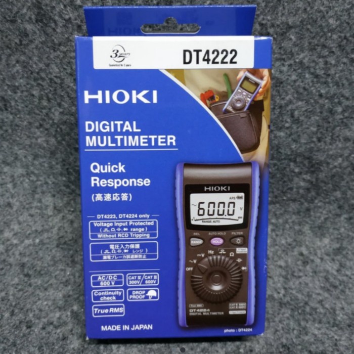 Jual HIOKI DT 4222 / DT4222 Digital Multimeter Avometer Hioki | Shopee ...