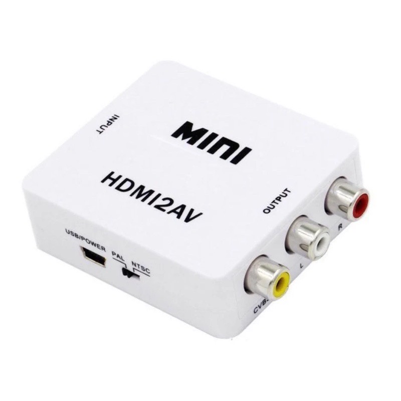 Jual CONVERTER HDMI TO AV / RCA laptop ke tv tabung | Shopee Indonesia