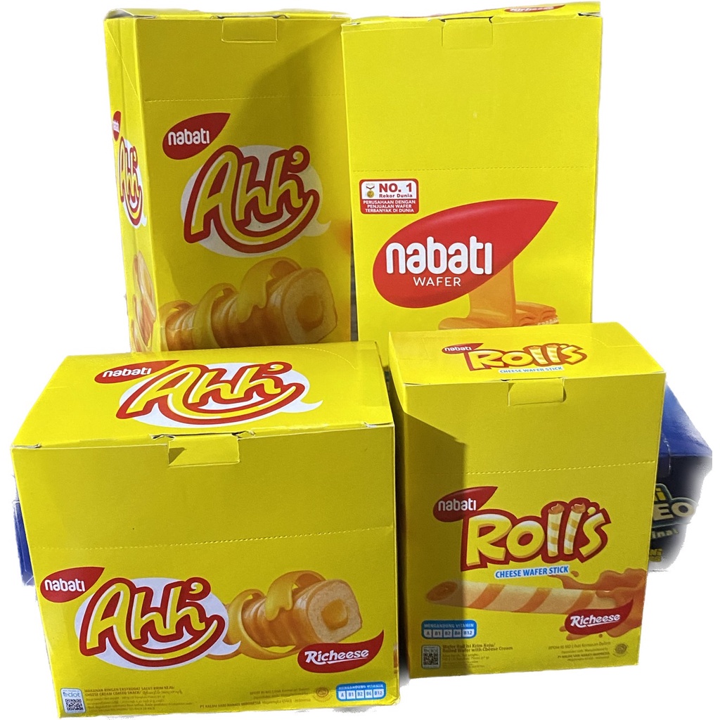 Jual NABATI WAFER - NABATI ROLL - NABATI AHH - NABATI SIP | Shopee ...