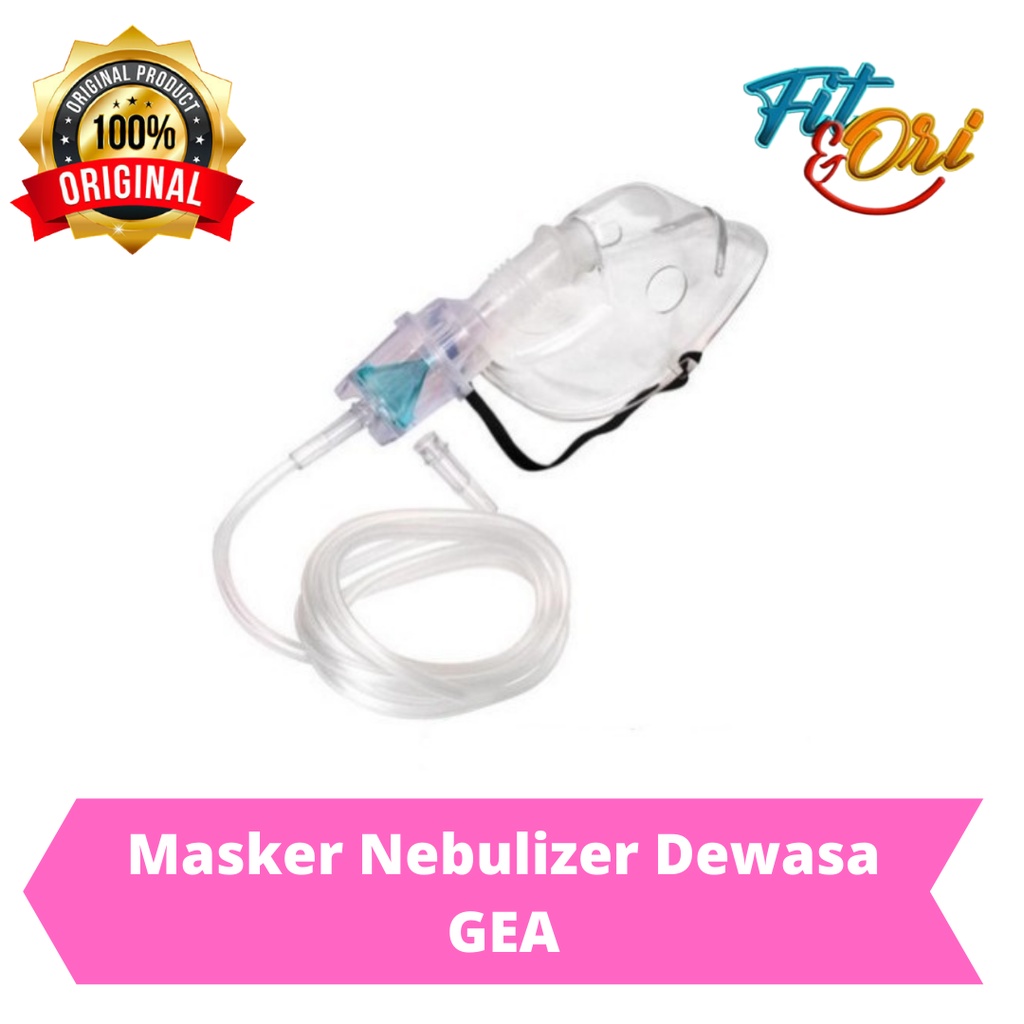 Jual Masker Nebulizer Dewasa GEA / Nebulizer / Nebulizer Mask Adult GEA ...
