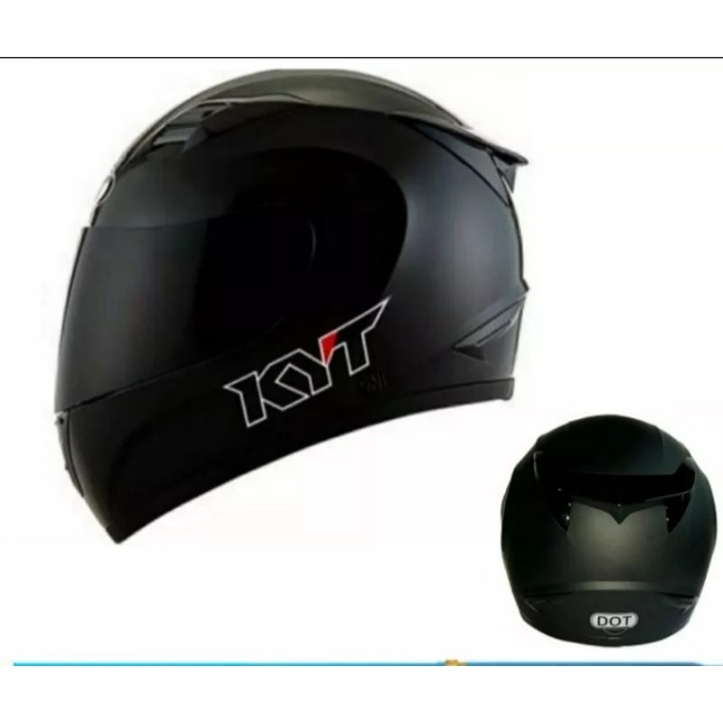 Jual HELM KYT R10 ORIGINAL HITAM DOP | Shopee Indonesia