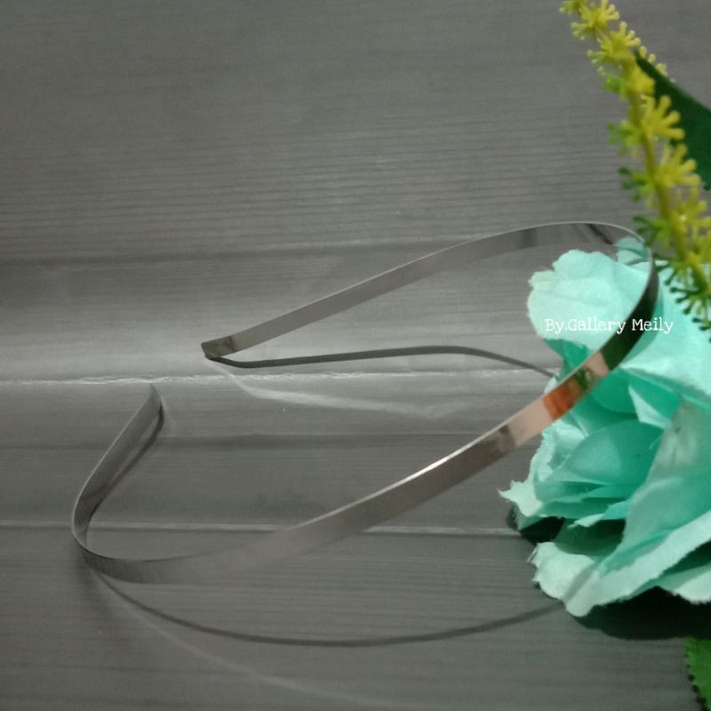 Jual Gallerymeily BANDO METAL/BESI POLOS PRIA WANITA (SILVER) | Shopee ...