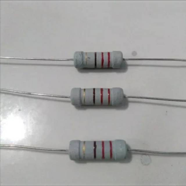 Jual Resistor 220 Ohm 2 watt per 20 pcs | Shopee Indonesia