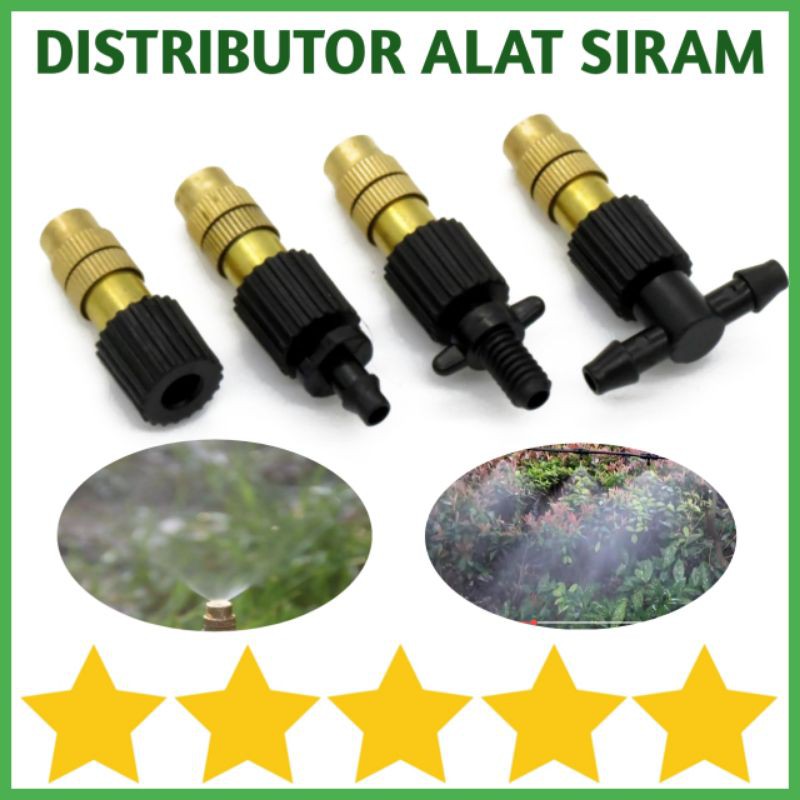 Jual MIST NOZZLE SPRAYER KABUT ADJUSTABLE SPRINKLER AIR WITH NEPEL TEE ...