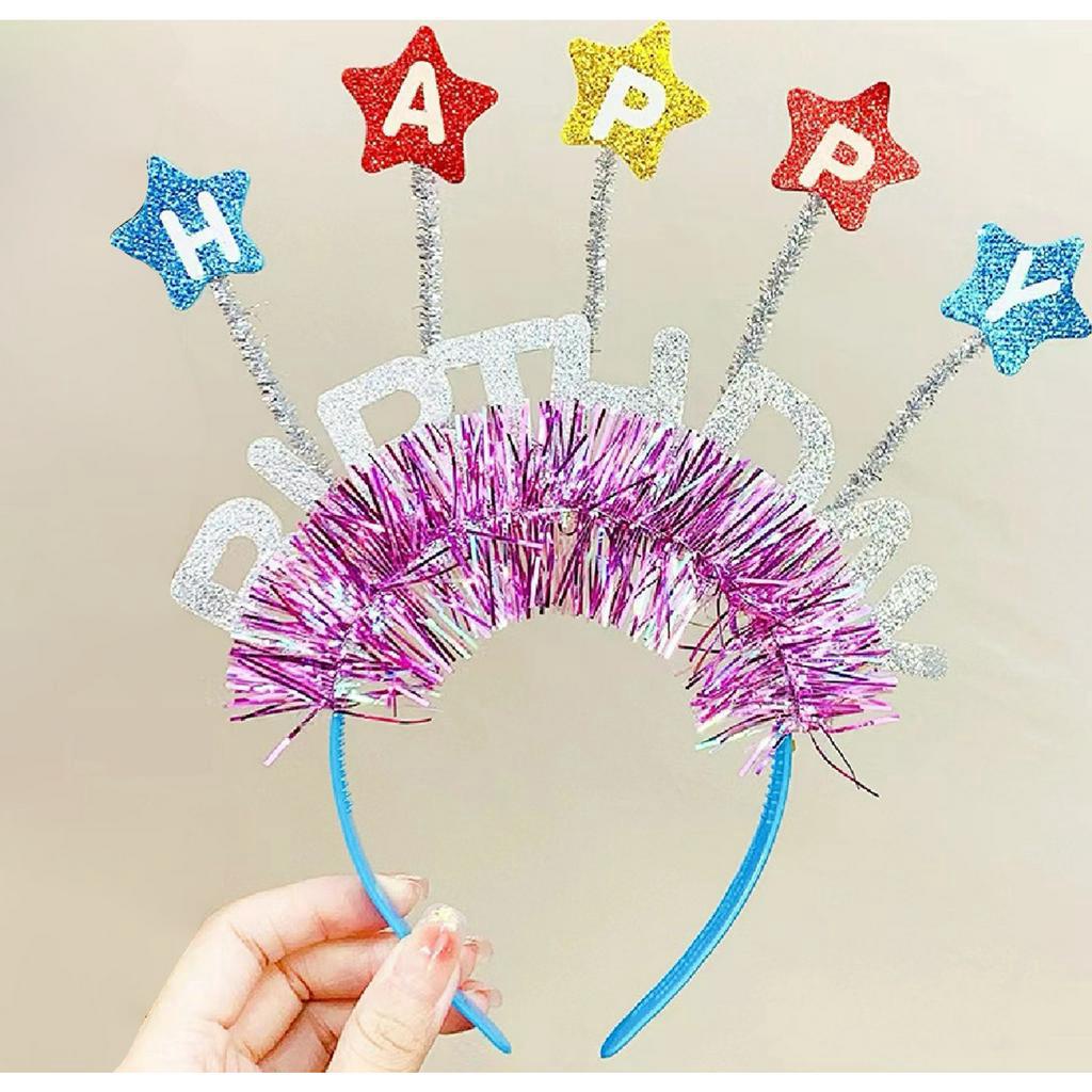 Jual (Hello Girl)B75 Bando Pesta Ulang Tahun Anak/Bando Tulisa Happy ...