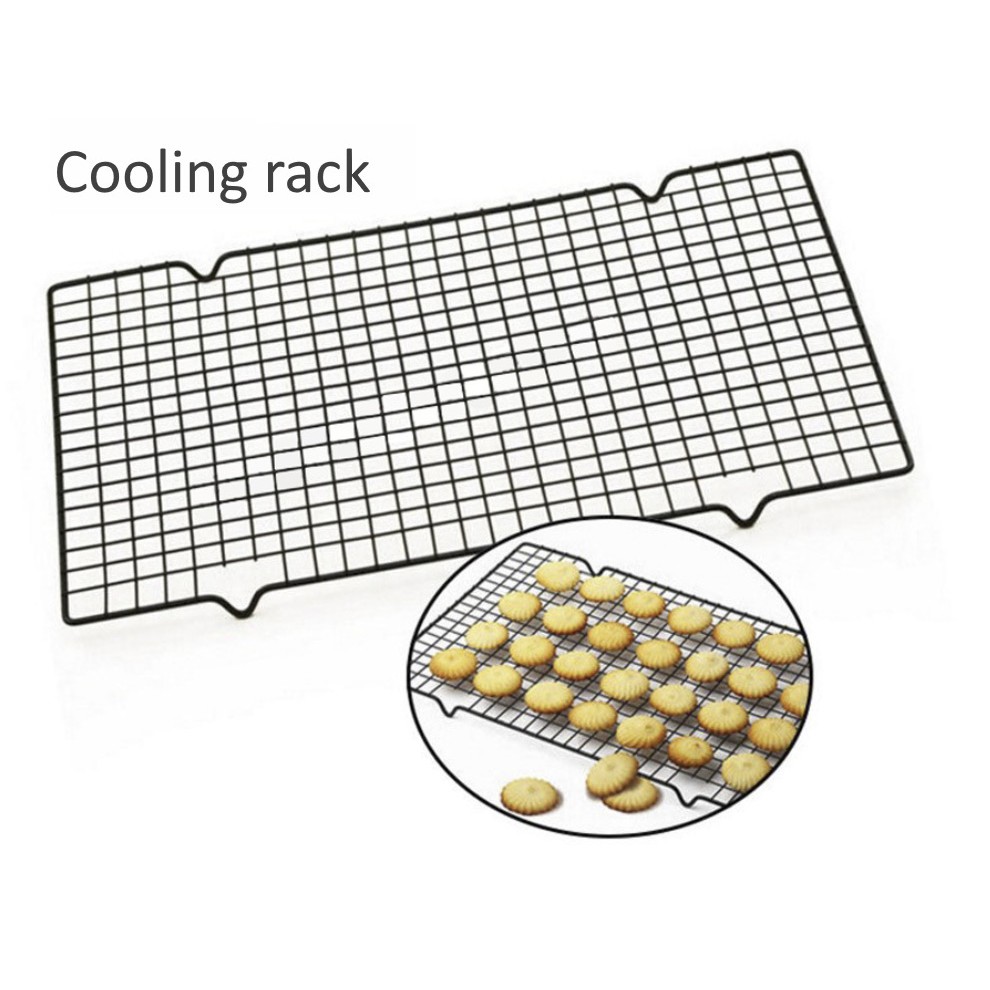 Jual [LOGU] Cooling rack ukuran besar 25x40cm, Rak pendingin roti kue ...