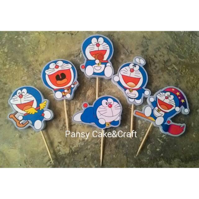 Jual Cupcake/cake topper Doraemon | Shopee Indonesia