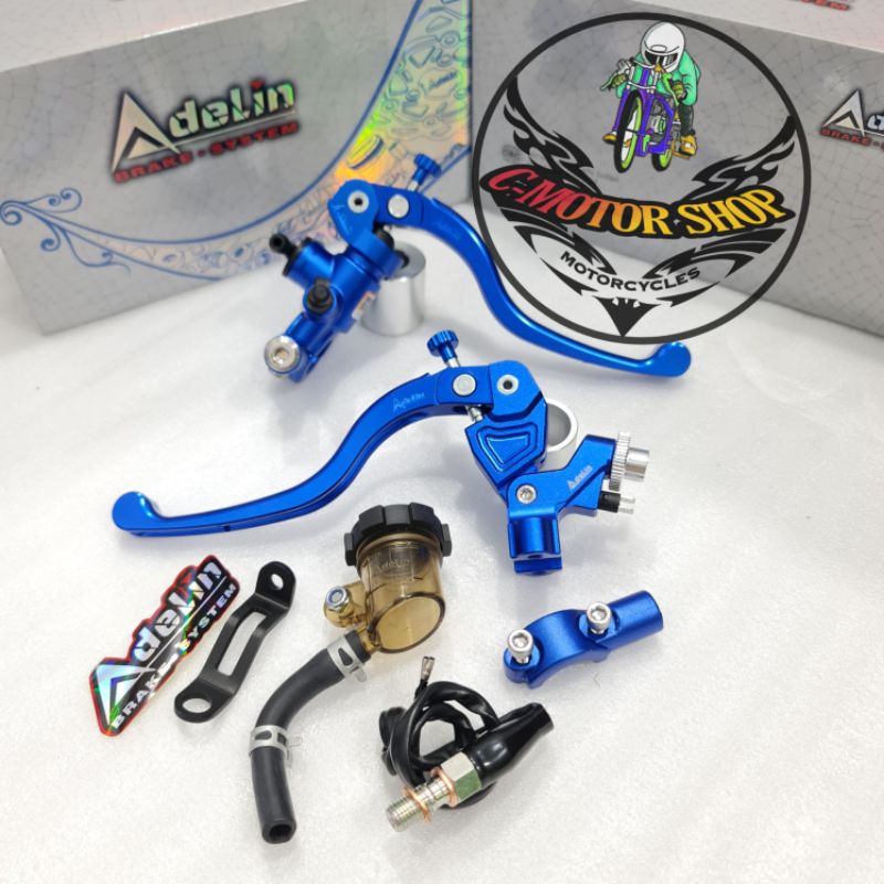 Jual MASTER REM RADIAL ADELIN PX 1 PX1 KANAN KIRI HANDLE KOLING BIRU UKURAN 14MM 17,5MM 19MM ...