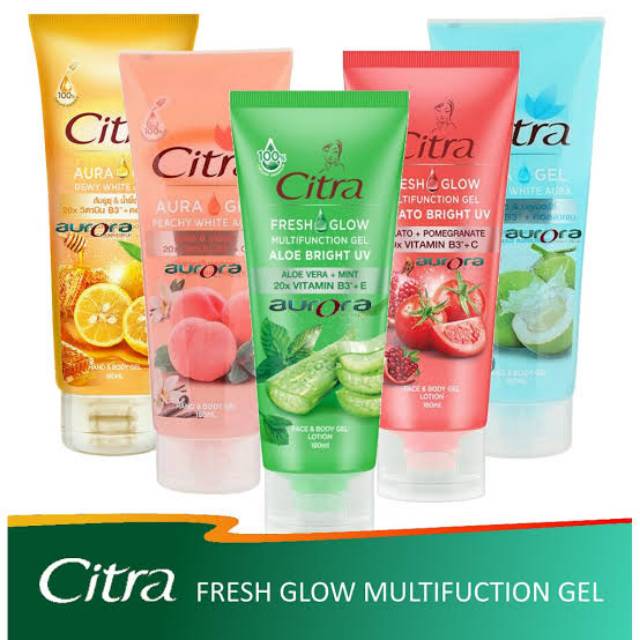 Jual Citra Fresh Glow Multifunction Gel 180ml | Shopee Indonesia