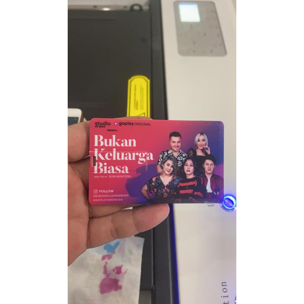 Jual USB Flashdisk Kartu 16 GB Custom Print Design USB Kartu USB ID ...