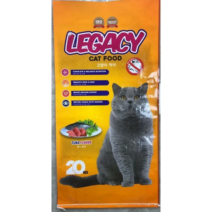 Jual Makanan Kucing Legacy Rasa Tuna Repack 1Kg | Shopee Indonesia