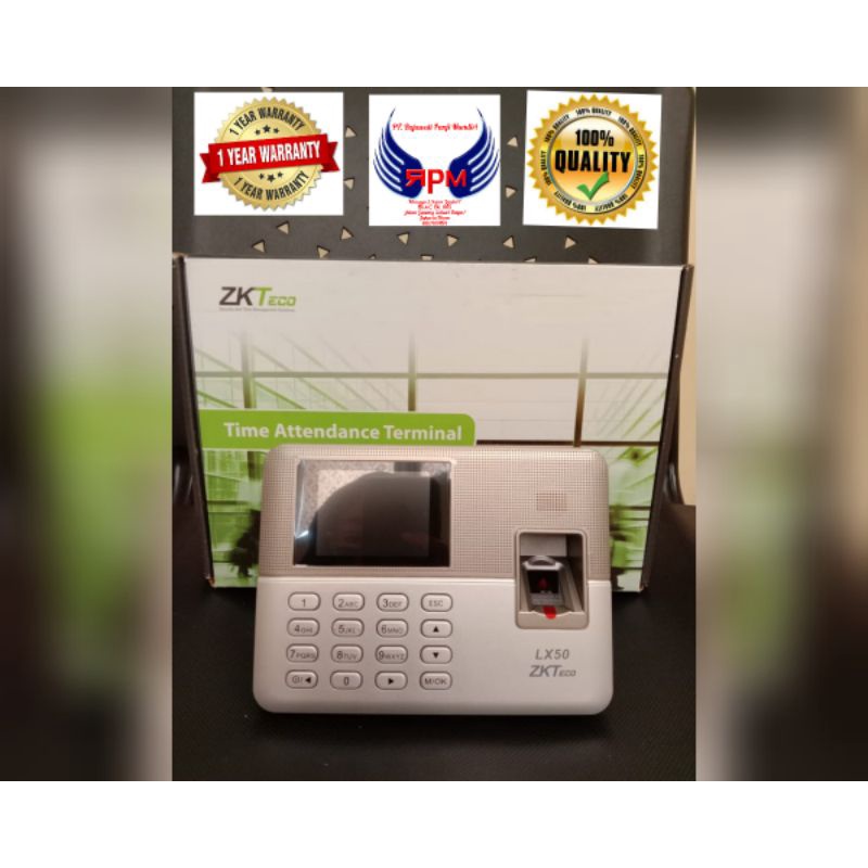 Jual Mesin Absen Sidik Jari Absensi Finger Print ZKTECO LX50 | Fingerprint | Shopee Indonesia