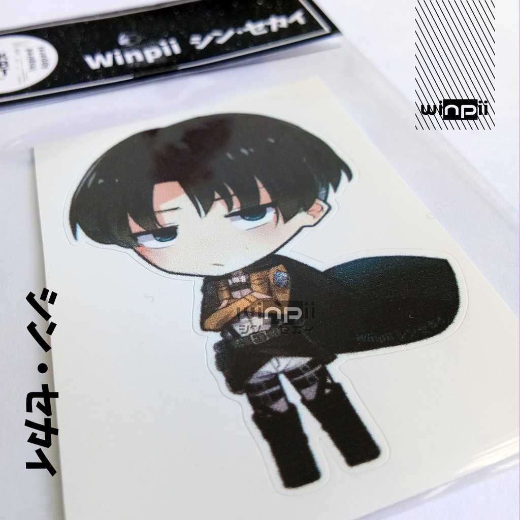 Jual Stiker / Sticker Levi Ackerman Anime Attack On Titan | Shopee ...
