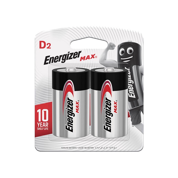 Jual Batre Energizer Max Size D Alkaline Type D 1,5V Isi 2 Pcs | Shopee ...