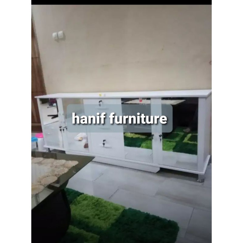 Jual Meja TV panjang 2 meter modern minimalis custom | Shopee Indonesia
