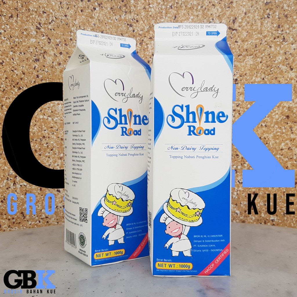 Jual Whipping Cream Shine Road 1 Liter | Shopee Indonesia