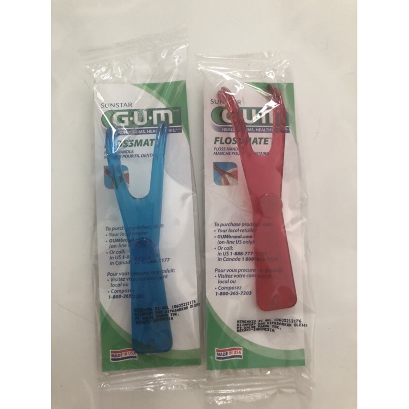 Jual GUM Flossmate Floss Handle / GUM Gagang Dental Floss | Shopee ...