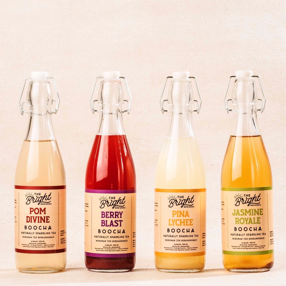 Jual Kombucha Bundle 500 ML 4 Botol - Minuman Teh Fermentasi ...