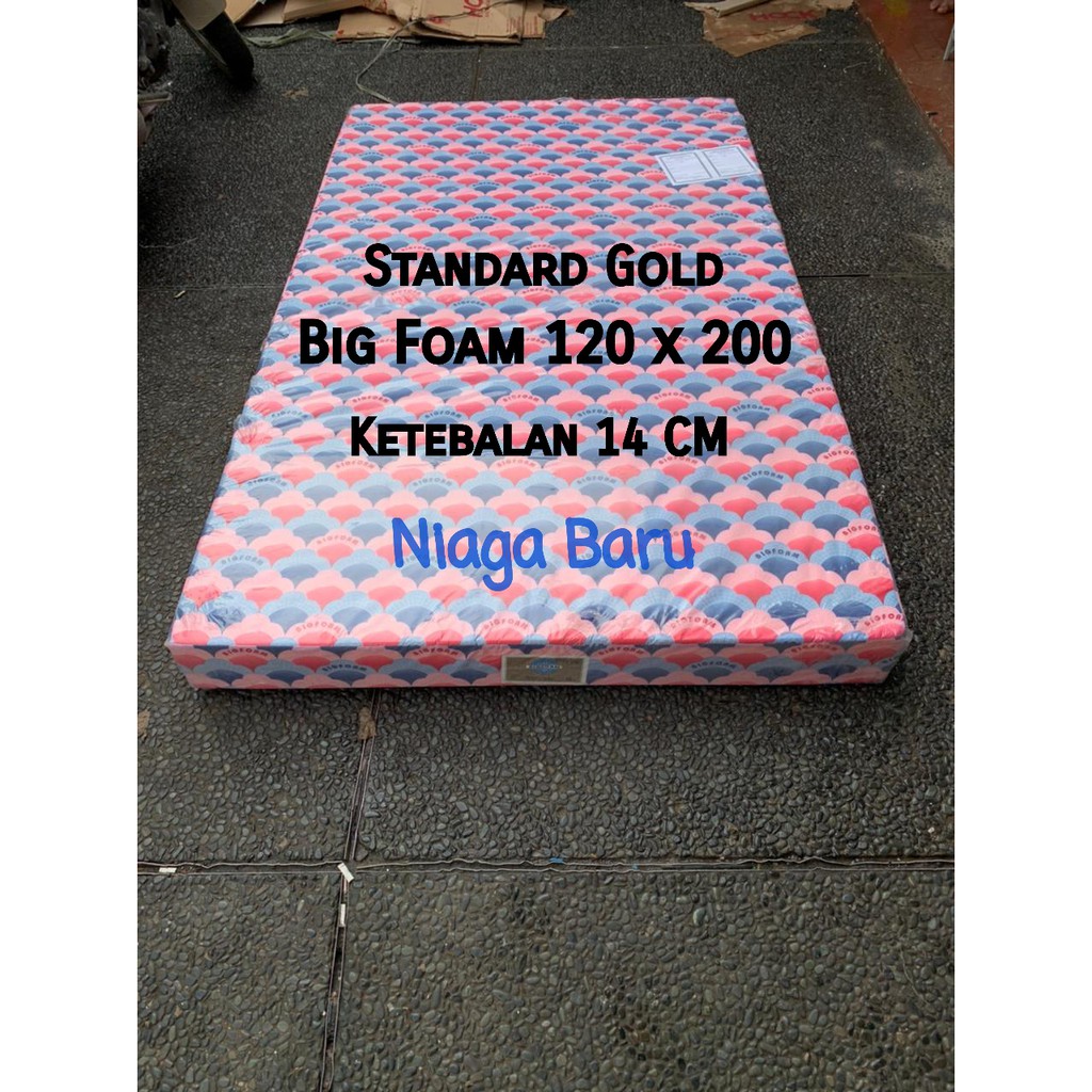 Jual KASUR BUSA BIG FOAM 120X200 14CM Standar GOLD Khusus GOJEK DAN ...