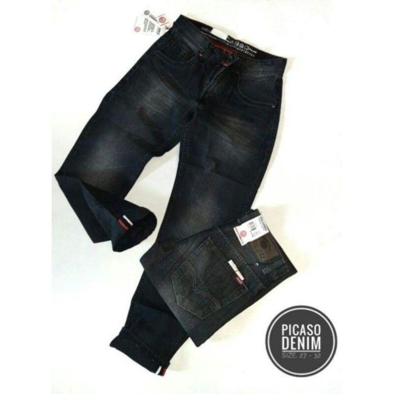 Jual picasso jeans panjang pria original | celana jeans pria picasso ...
