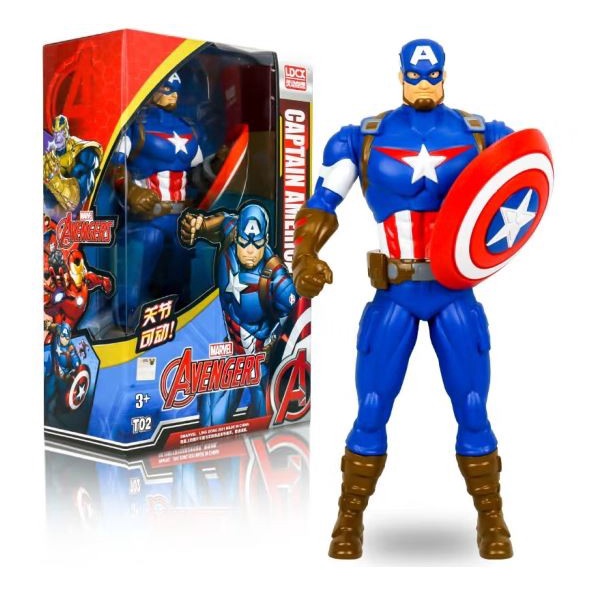 Jual Action Figure Mainan anak LDCX Avengers Marvel Captain America ...