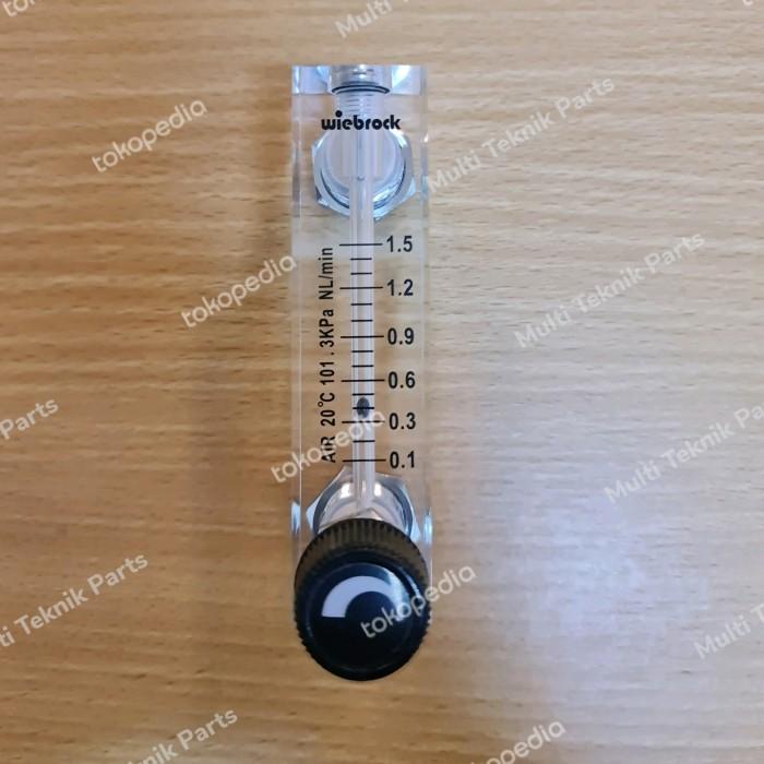 Jual Flow Meter Flowmeter Rotameter Udara/Gas (Air) 1.5 Ni/Min | Shopee ...