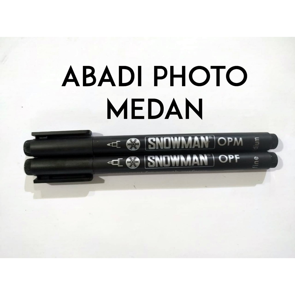 Jual Spidol Snowman Permanent OPF OPM | Shopee Indonesia