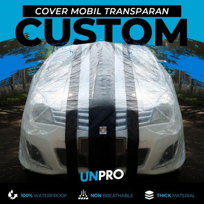 Jual Cover Mobil Transparan Custom (3 strip) | Shopee Indonesia