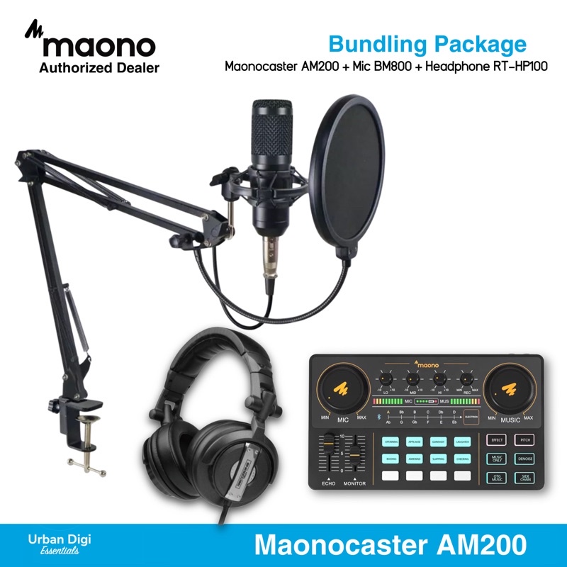 Jual Maono AU AM200 Maonocaster Lite Pake Podcast/Youtuber/Live ...