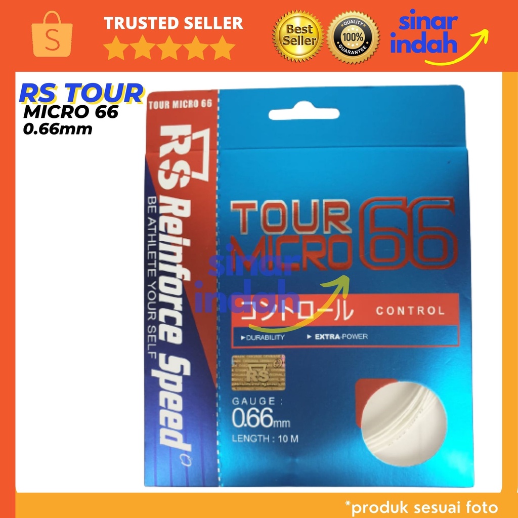 Jual Senar Badminton RS TOUR MICRO 66 ORIGINAL / Senar Raket Badminton ...