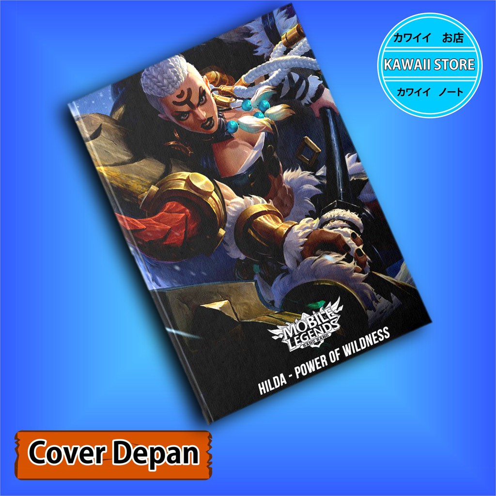 Jual Notebook / Pocket book Hard Cover Game MLBB HILDA-POWER OF ...