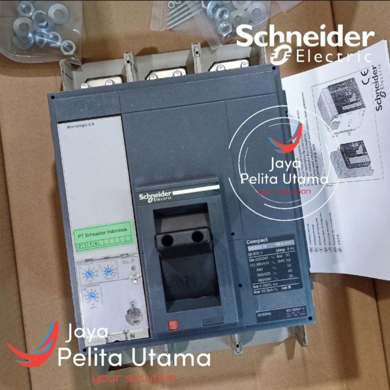 Jual mccb NS800N 800a 3p 50ka schneider | Shopee Indonesia