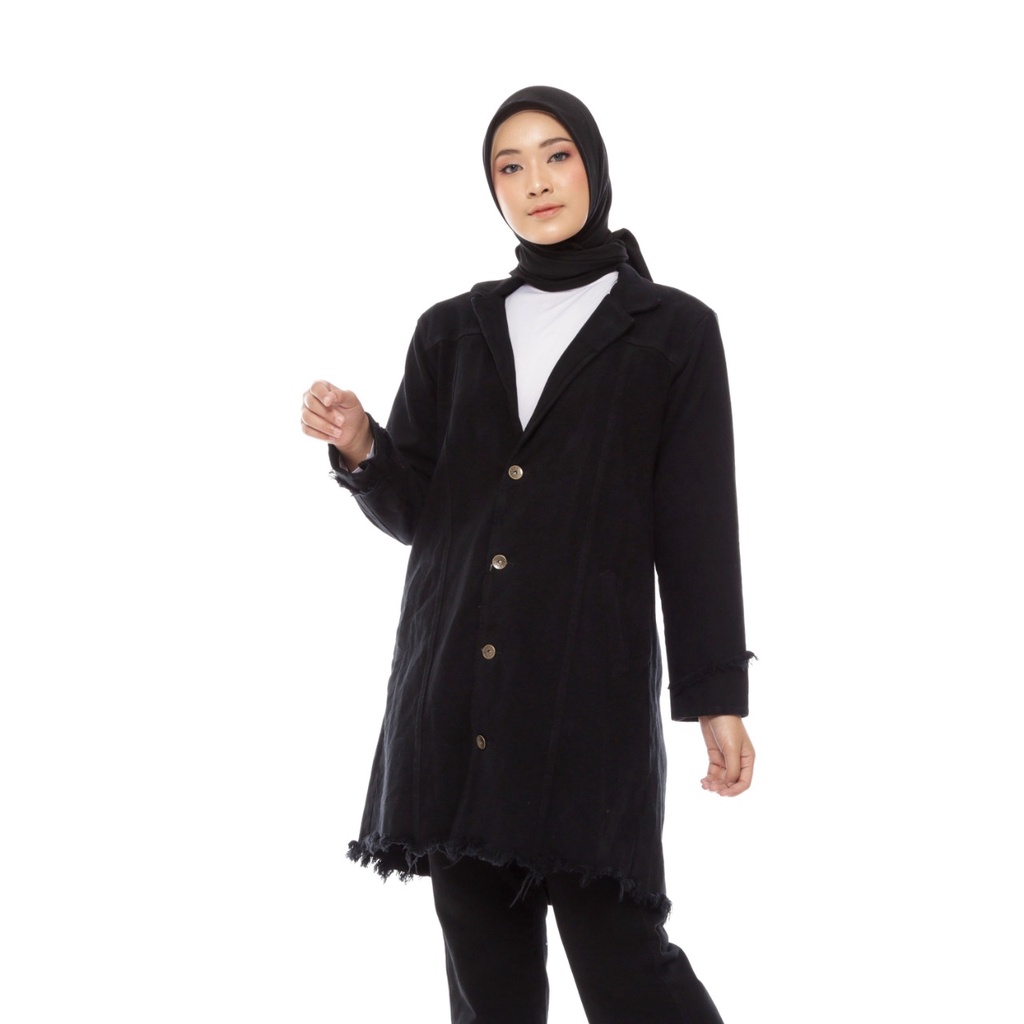 Jual JAKET DENIM MUSLIMAH / JAKET LEVIS MUSLIMAH / JAKET JEANS MUSLIMAH ...