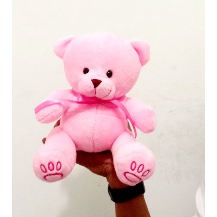 Jual Boneka Bear Mini Pita 15cm halus dan lembut | Shopee Indonesia
