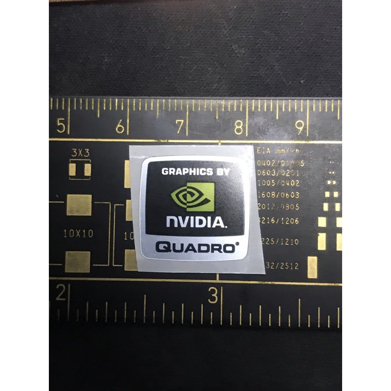 Jual Sticker stiker logo nVidia Quadro ori | Shopee Indonesia