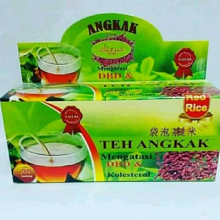 Jual TEH ANGKAK CELUP oabat atasi DBD, DEMAM, DAN KOLESTROL 100% ...