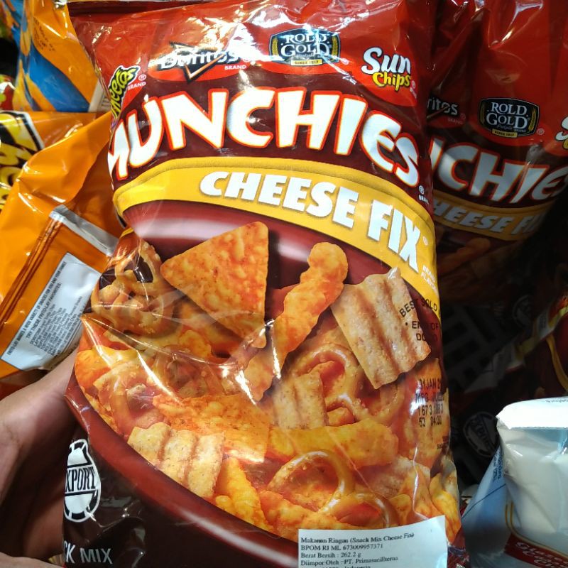 Jual Munchies cheese fix snack cheetos doritos rold gold sunchips 262 ...