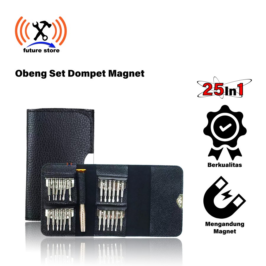 Jual Obeng Set - Screwdriver Set Reparasi 25 In 1 for Handphone & Laptop | Shopee Indonesia
