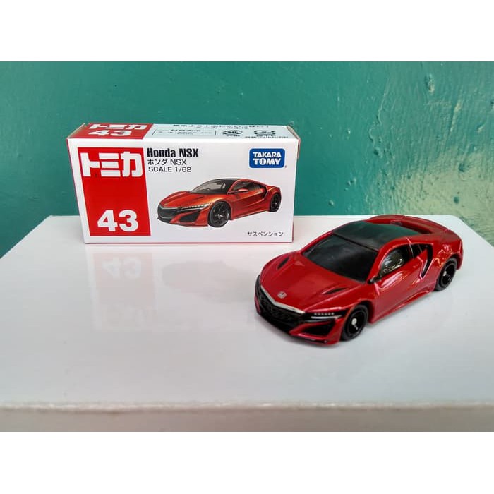 Jual Tomica No 43 HONDA NSX Red Diecast miniatur mobil takara tomy Reguler sport pajangan harga ...