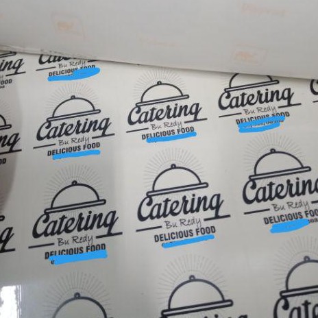 Jual TERMURAH Cetak Stiker Transparan A3 Label Logo Makanan Minuman ...