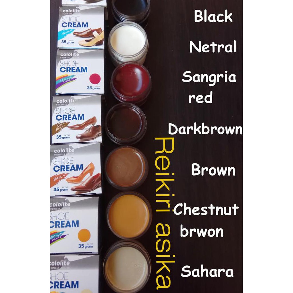 Jual cololite shoe cream || semir sepatu | Shopee Indonesia