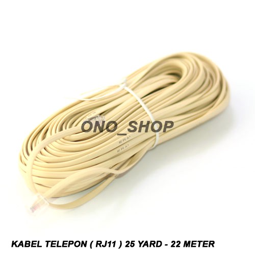 Jual Kabel Telepon RJ11 Era 25 Yard - 22 Meter | Shopee Indonesia