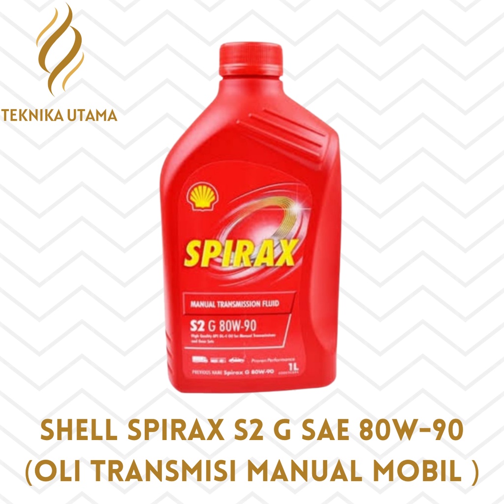 Jual OLI MESIN SHELL SPIRAX S2 G SAE 80W-90 1 LITER | Shopee Indonesia