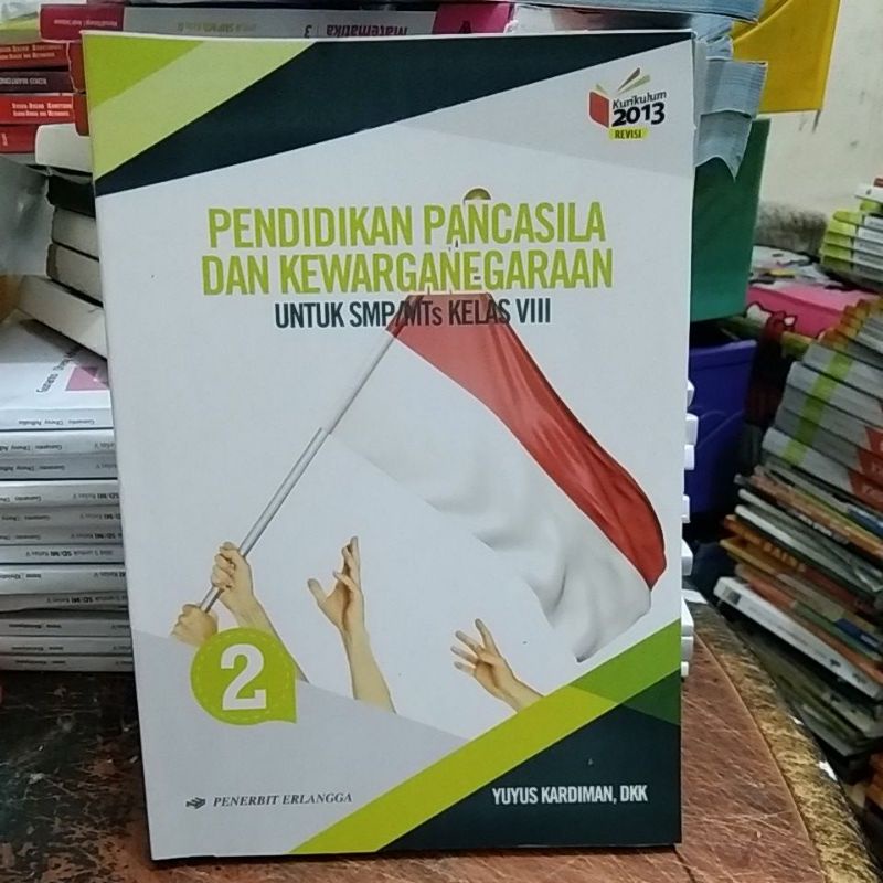 Jual buku PPKn (pendidikan Pancasila dan kewarganegaraan) SMP Mts kelas 2-8 penerbit Erlangga ...